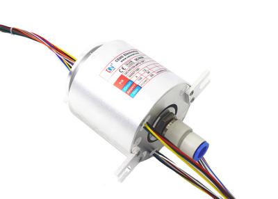 China 16 Circuits Pneumatic Slip Ring Gas Diameter 12mm Tube 4x10A 12x5A Power for sale