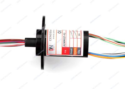 China Aluminum Alloy Capsule Slip Ring 12 Circuits 2A 300RPM IP40 for Serial Communication for sale