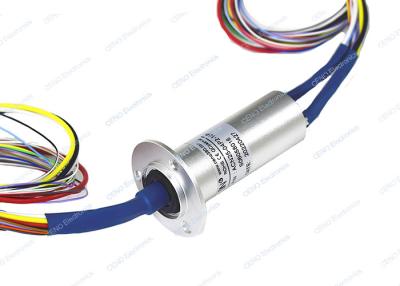 China 22 Circuit 250 RPM Capsule Slip Ring Compact Structure Low Electrical Noise Precious Metal Contact for sale