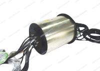 China Industrial Slip Ring 20 Channel SM Fiber Optic 600mm OD 1000M Ethernet Carbon Brush for sale