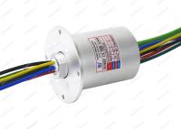China Ethernet 100M Signal Slip Ring 415V Rating Voltage 5 Circuits 32A with Flange for sale