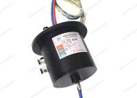 China Chemical Pharmacy Pneumatic Rotary Union 2 Channel Gas 6Bar 48 Signal Rings for sale