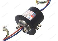 China Chemical Pharmacy Pneumatic Rotary Union 2 Channel Gas 6Bar 48 Signal Rings for sale