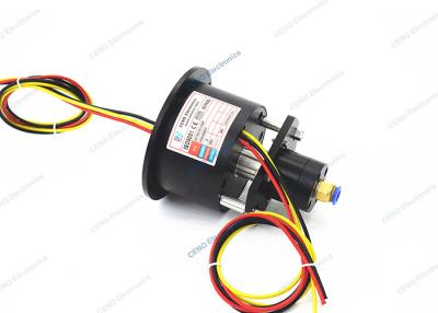 China Low Torque 4MPa IP65 100rpm Gas Liquid Rotary Joint with 3×25A Current and G1/4 Interface for sale