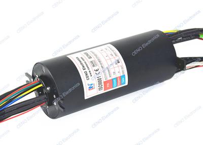 China Through Hole Slip Ring with Gigabit Ethernet HDMI USB Signals 25.4mm Hole Size 300RPM Speed for sale