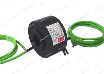 China 1 Channel Gigabit Ethernet Slip Ring Through Hole Hollow Shaft 38.1mm for sale