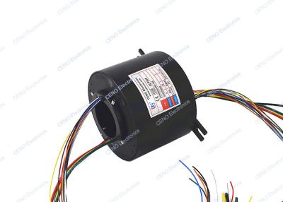China 50mm Through Hole Slip Ring 4 Circuits 20A 10 Signals 380VAC for Industrial Use for sale