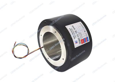 China IP65 127mm Hollow Shaft Signal Slip Ring 6 Circuits 1A for Industrial Automation for sale