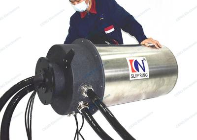 China High Protection Waterproof Slip Ring IP65 130A 1000M Ethernet for Industrial Machinery for sale