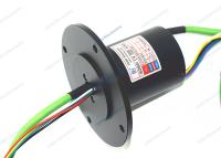 China Megabit Ethernet Slip Ring 6 Circuits 10A 100Mbps 0-300rpm Low Electrical Noise for sale