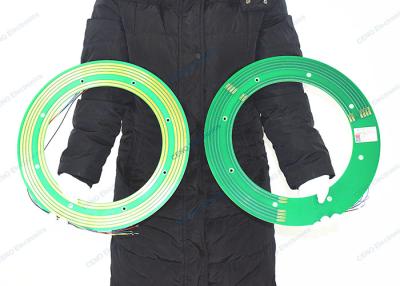 China PSCN254-06S Ultra-Thin Pancake Signal Slip Ring 254mm Through Hole 6 Circuits 0.5A for sale