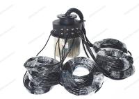 China Industrial Carbon Brush Slip Ring IP65 420mm 80A Precious Metal Contact Flange Mount for sale