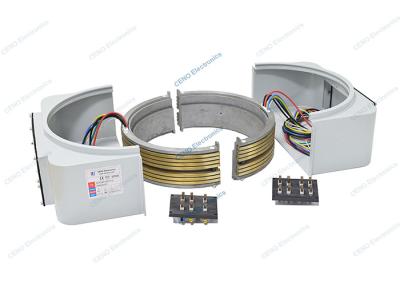 China High Current Separate Slip Ring Carbon Brushes 40Amp 360VAC with 360mm Through Hole for Ferris Wheel Applications for sale