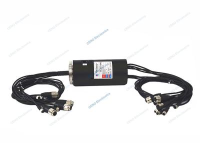 China 50rpm Integrated Slip Ring with Pneumatic Rotary Union 16 Circuits 5A for Automotive Industry for sale
