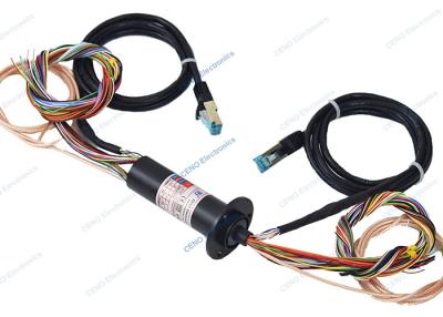 China HDMI Capsule Slip Ring with 1000M Gigabit Ethernet - 35 Circuits, 0-200 RPM, IP40 Rated for sale