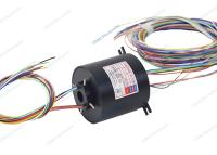 China High Speed Slip Ring 3000rpm 12 Circuits Through Hole for Industrial Automation for sale