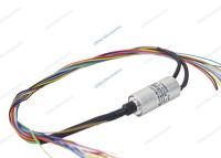 China Miniature Capsule Slip Ring 12mm 12 Circuits 2A IP65 for Automatic Rotation Systems for sale