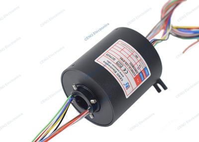 China 12 Circuit 5A Through Hole Slip Ring Ø12.7mm IP65 for Automation Equipment for sale