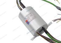 China Ethernet Signal Slip Ring 6 Circuits 0-380V AC DC Through Hole 25.4mm Industrial Collector for sale