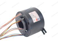 China IP54 Hollow Shaft Slip Ring Through Hole ID 35mm 12 Circuits 6A Electrical Collector for sale