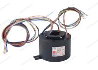 China IP54 Hollow Shaft Slip Ring Through Hole ID 35mm 12 Circuits 6A Electrical Collector for sale