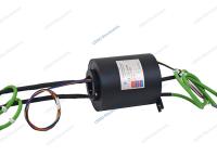 China 0-10rpm Signal Slip Ring 2 Group Gigabit Ethernet 38mm ID Industrial for sale