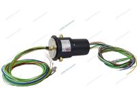 China 0 - 480V AC/DC Pneumatic Rotary Union With Electrical Connector / Ethernet Signal Slip Ring for sale
