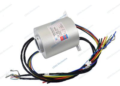 China Integrated Encoder Slip Ring Through Hole ID 38mm 20A 380VAC Electrical Power Collector for sale