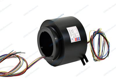 China ID 100mm Through Hole Slip Ring With IP65 Rotating Connector Electrical Swivel for sale