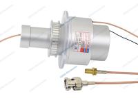 China HDMI Signal Fiber Optic Slip Ring Ø90mm with 600 RPM Speed and IP54 Protection for Continuous Rotation Applications for sale