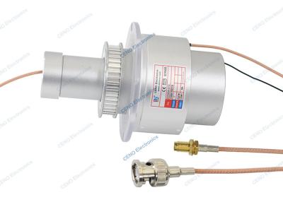 China HDMI Signal Fiber Optic Slip Ring Ø90mm with 600 RPM Speed and IP54 Protection for Continuous Rotation Applications for sale