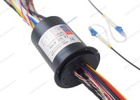 China Integrated Electrical Slip Ring with Fiber Optic Rotary Joint 1550nm -55°C to 80°C for sale
