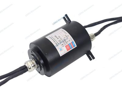 China Encoder Signal Integrated Slip Ring 400VAC With IP65 Rotary Electrical Joint for sale