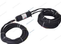 China Solid Electrical Power Slip Ring IP65 Rotary Joint 11 Circuits 32A 18 Circuits 10A for sale