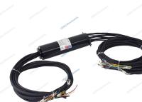 China Encoder Signal Integrated Electrical Slip Ring Assembly 99mm OD Multi Channels 300rpm for sale