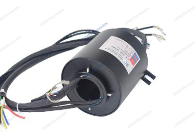 China Servo Motor Signal Slip Ring 300rpm 38.1mm Through Hole Power Collector for sale