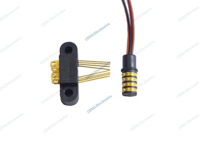 China SCN04 Two Half Separates Slip Ring 4 Circuits 2A 100rpm for Medical Equipment & Automation for sale