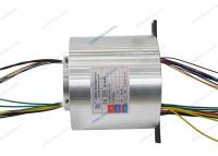China ECN050-04P6-10S Through Bore Power Slip Ring with 50mm ID, 4×30A Circuits, 0-200 RPM Speed for sale