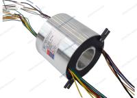 China ECN050-04P6-10S Through Bore Power Slip Ring with 50mm ID, 4×30A Circuits, 0-200 RPM Speed for sale