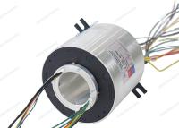 China ECN050-04P6-10S Through Bore Power Slip Ring with 50mm ID, 4×30A Circuits, 0-200 RPM Speed for sale