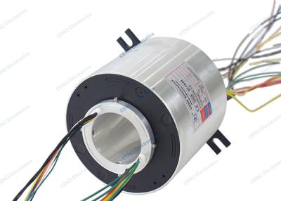 China ECN050-04P6-10S Through Bore Power Slip Ring with 50mm ID, 4×30A Circuits, 0-200 RPM Speed for sale