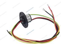 China Miniature Capsule Slip Ring 300rpm 22mm Diameter 3 Circuits 15A Rotating Electrical Connector for sale