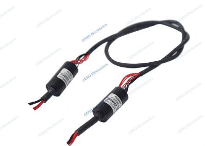 China Bi Fold Miniature Slip Ring Capsule 12A 10rpm for Lamp Stand Camera Rocker for sale