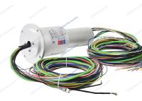 China Integrated Servo Motor Ethernet Slip Ring with 3-Channel Pneumatic Rotary Union 18 Circuits for sale