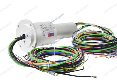 China Integrated Servo Motor Ethernet Slip Ring with 3-Channel Pneumatic Rotary Union 18 Circuits for sale