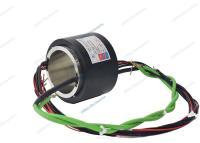 China Low Temperature 48V Industrial Slip Ring 80mm Through Hole with Ethernet and RS422 for sale