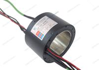 China Low Temperature 48V Industrial Slip Ring 80mm Through Hole with Ethernet and RS422 for sale