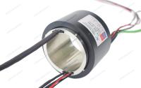 China Low Temperature 48V Industrial Slip Ring 80mm Through Hole with Ethernet and RS422 for sale