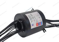 China IP67 Waterproof Slip Ring 50mm Through Hole Rotary Electric Power Joint 18 Circuits for sale