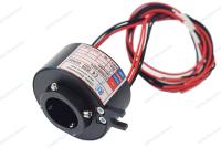 China Hollow Bore Electrical Slip Ring 25mm ID 500rpm Through Hole Power Collector for sale